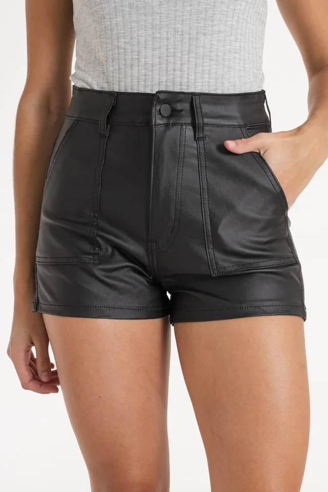 Short Engomado PREMIUM Black | Tiffany